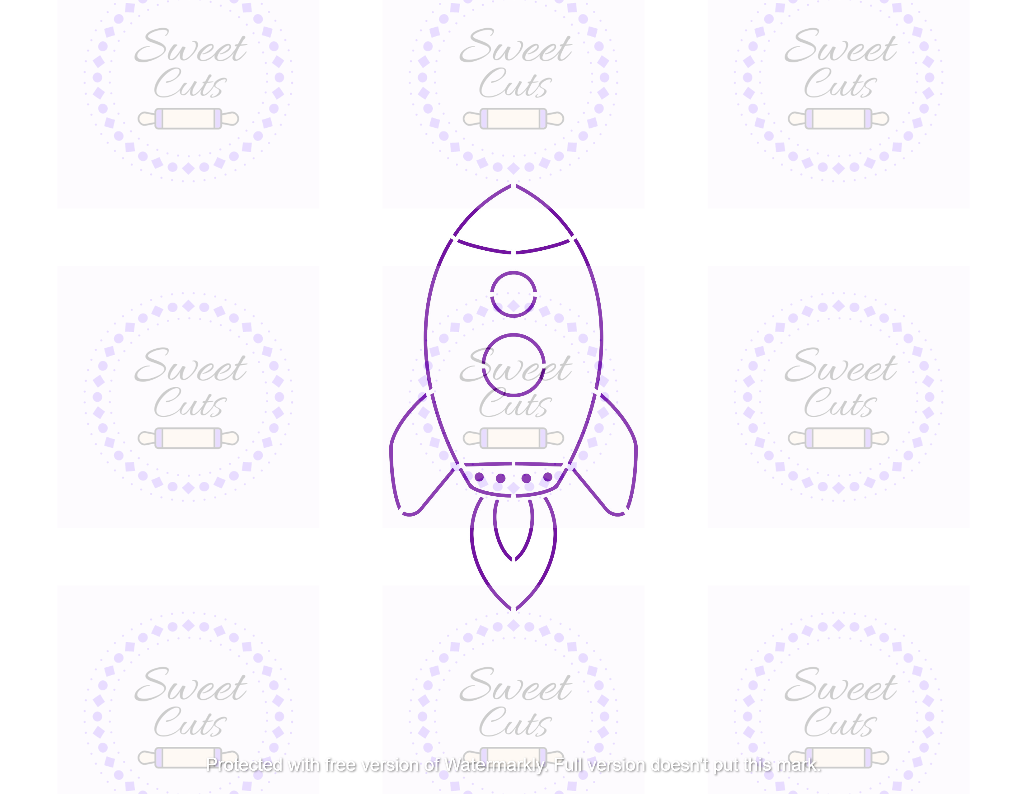 Rocket Stencil – My Sweet Cuts