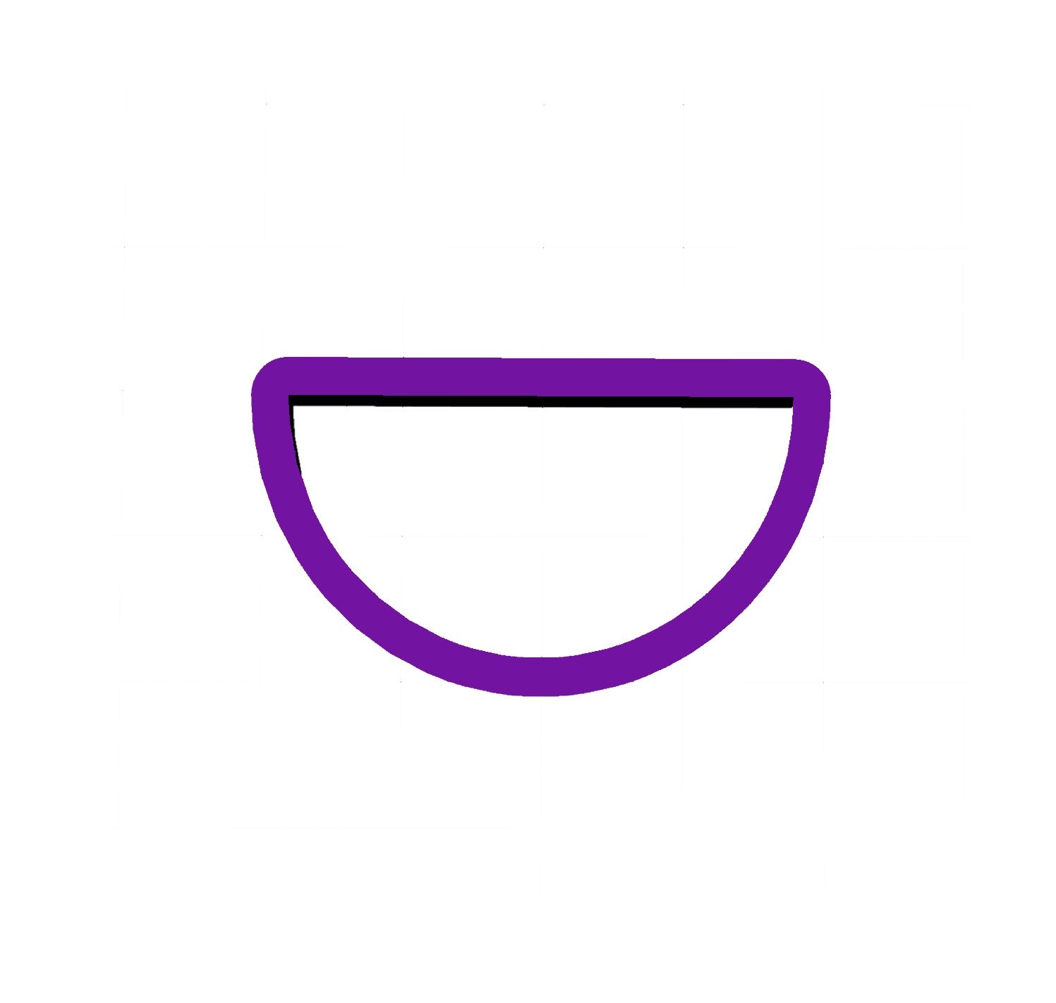 Semi Circle Cookie Cutter – My Sweet Cuts