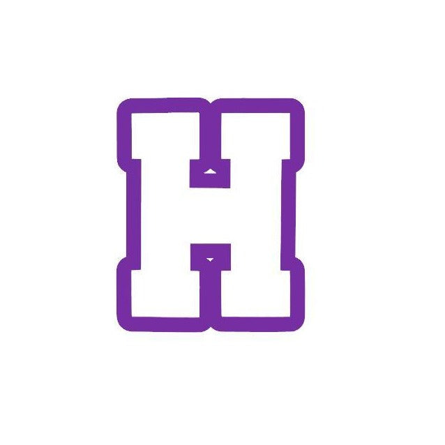 Uppercase Block Letter H Cookie Cutter – My Sweet Cuts